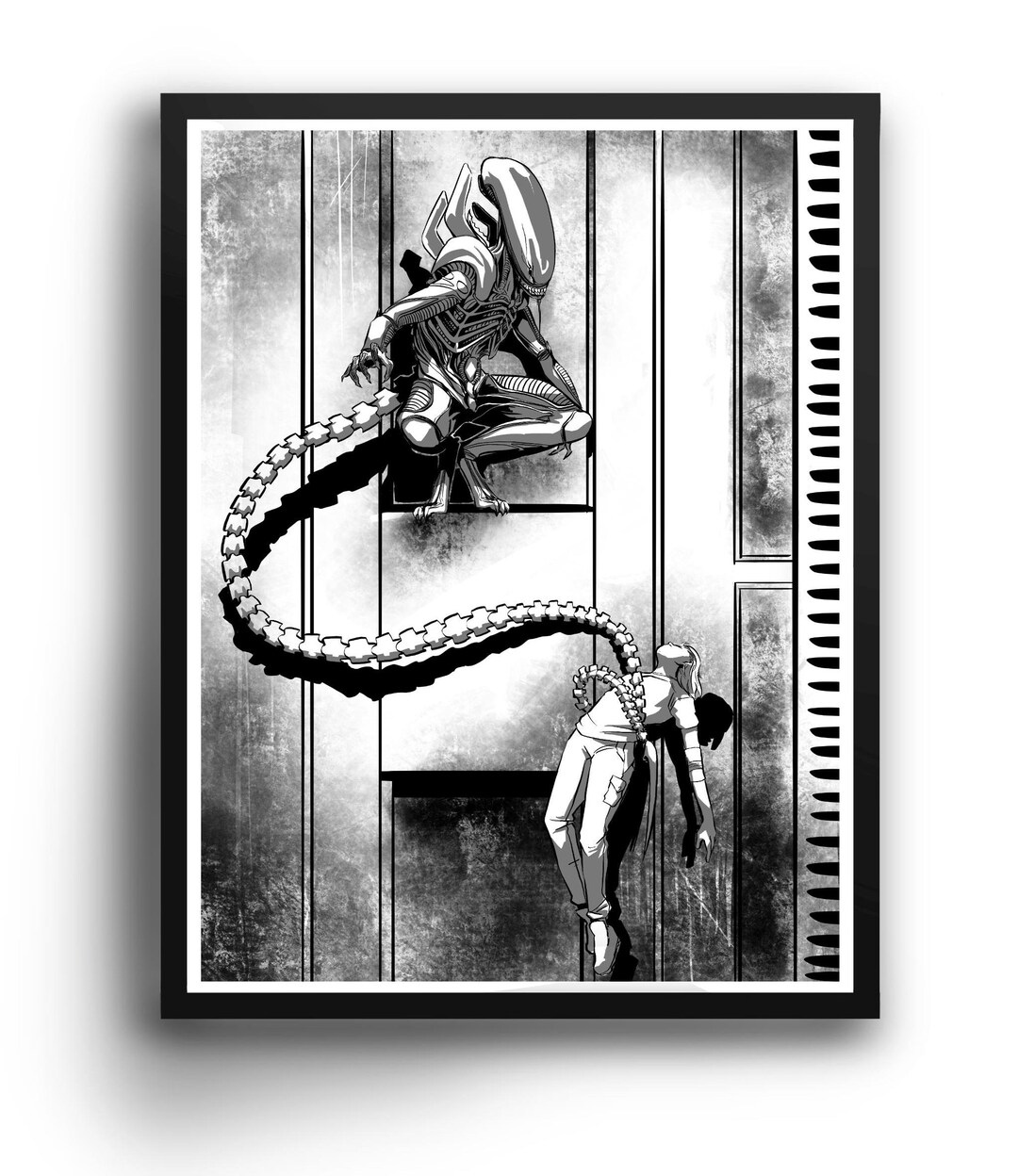 Alien Romulus Poster 'catch' 8.5 X 11 - Etsy
