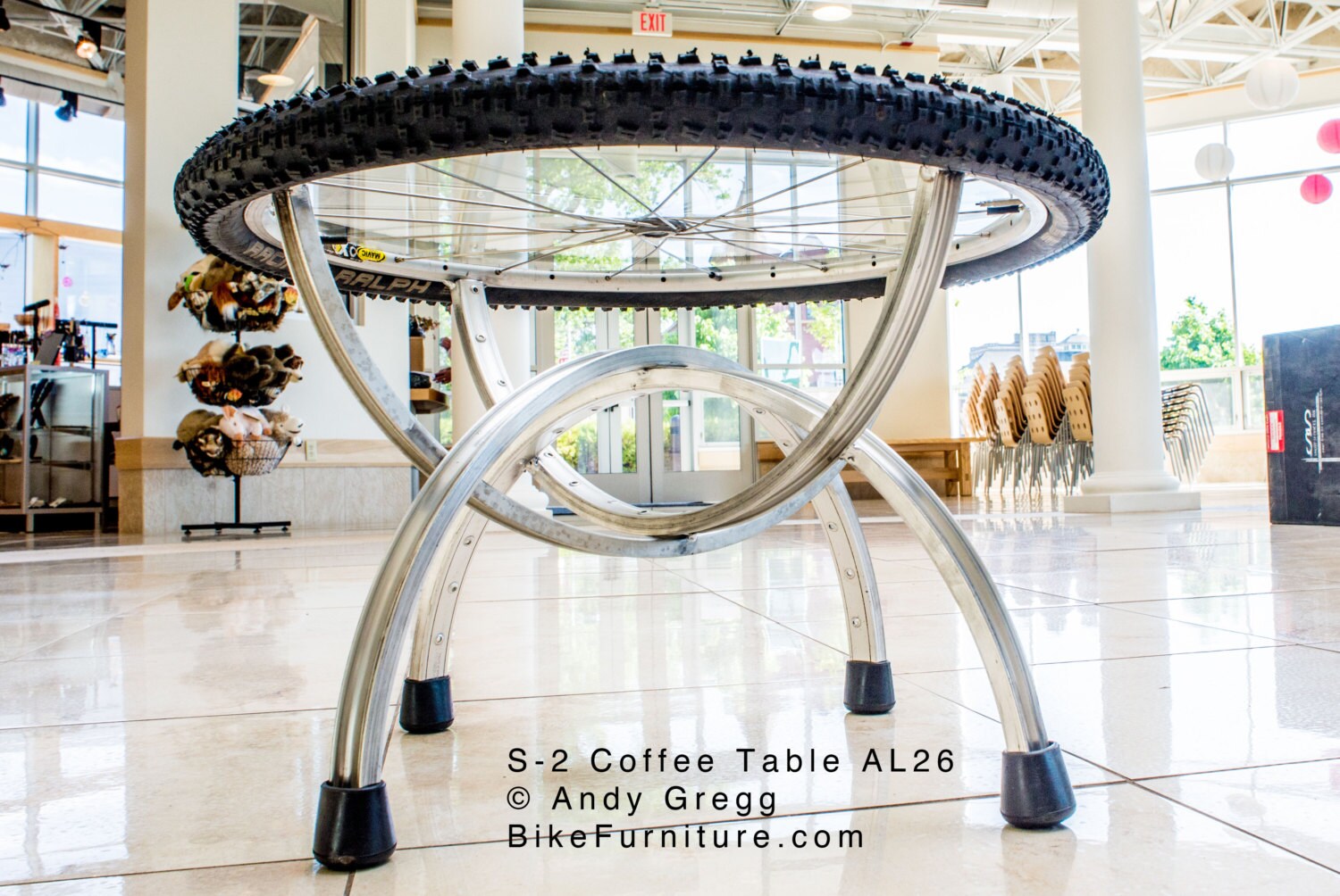 Bike Part bicycle Wheels Coffee Table S-2 Aluminum MTB - Etsy Canada