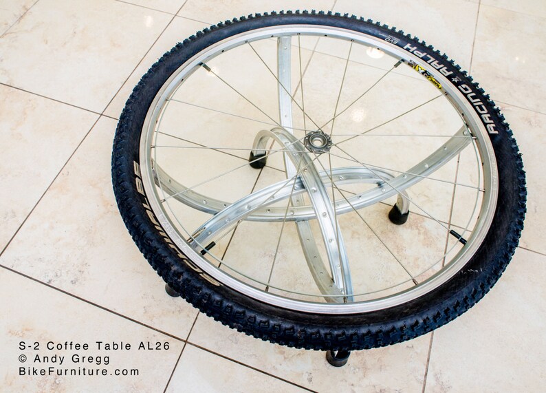 Bike Part bicycle Wheels Coffee Table S-2 Aluminum MTB - Etsy Canada