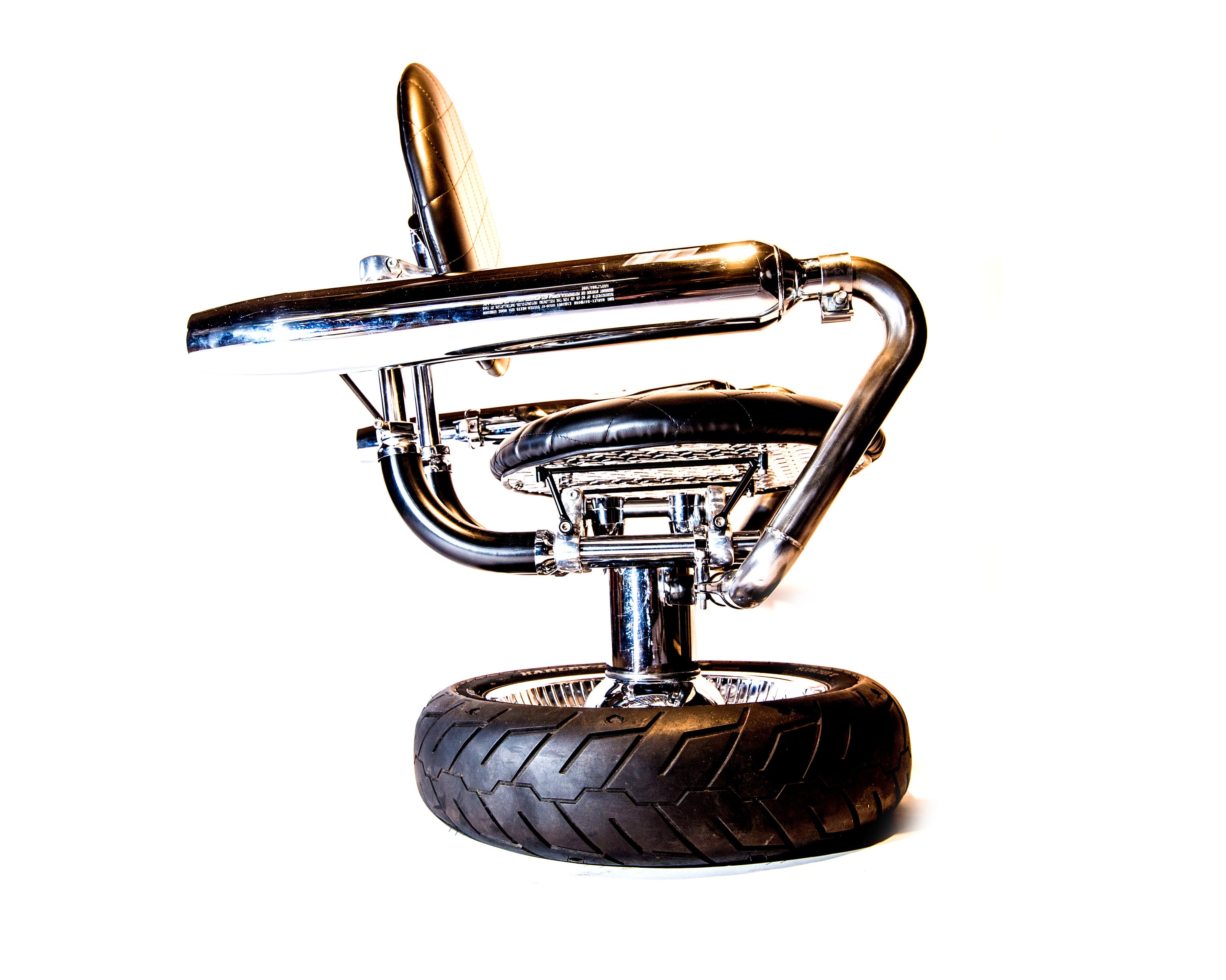 Reused Motorcycle Part Chair With L Wheel Base. - Etsy Canada