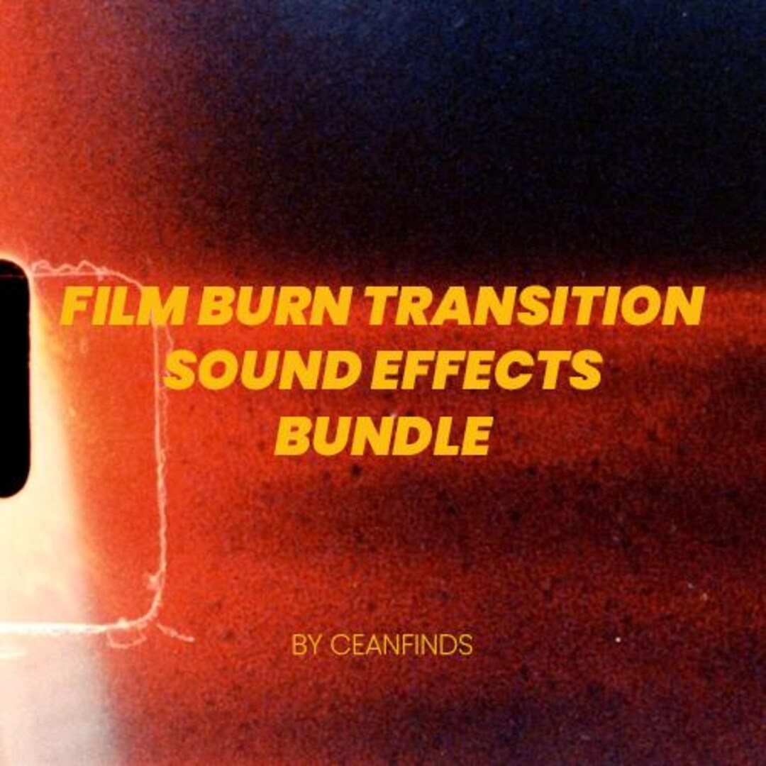 Film Burn Transition SFX - 5PAX - Etsy
