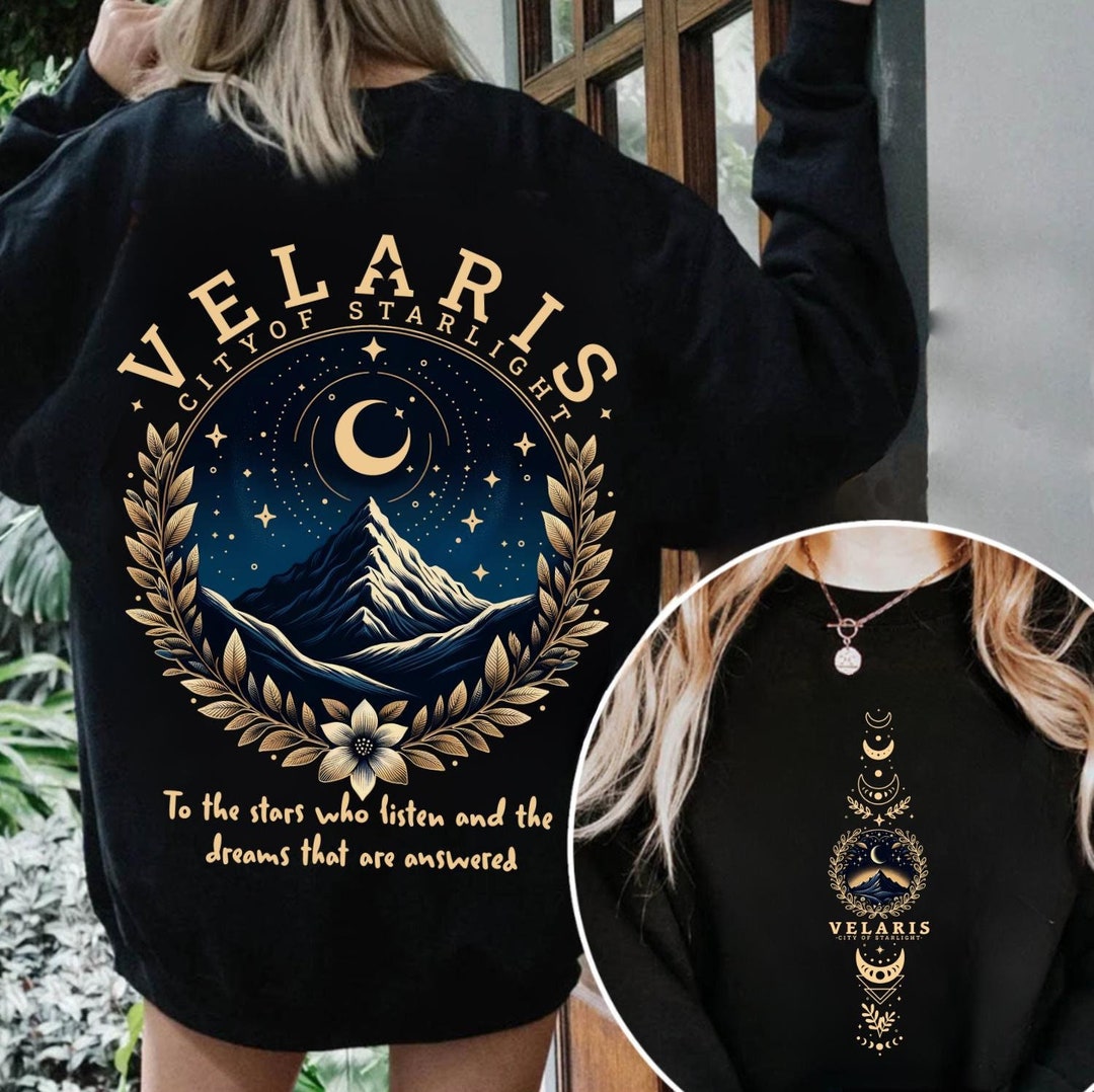 Velaris Acotar Sweatshirt, Velaris City of Starlight Hoodie, the Night ...