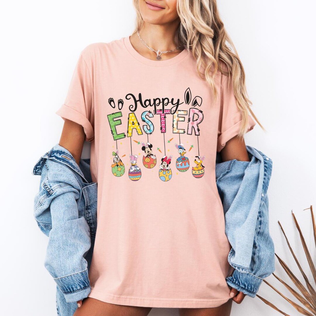 Mickey and Friends Happy Easter Shirt, Disneyland Happy Easter Shirt ...