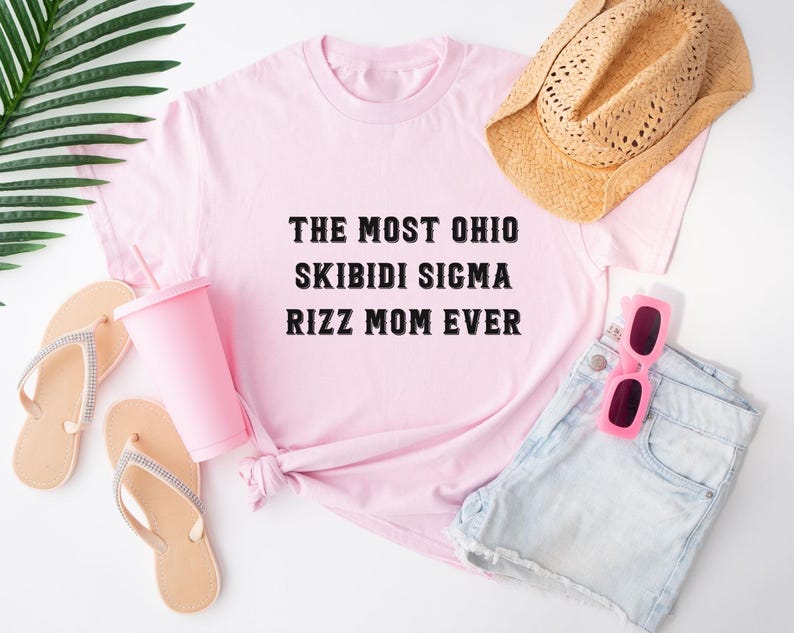 The Most Ohio Skibidi Rizz Mom Ever Shirt, Teen Slang Mom Shirt, Funny ...