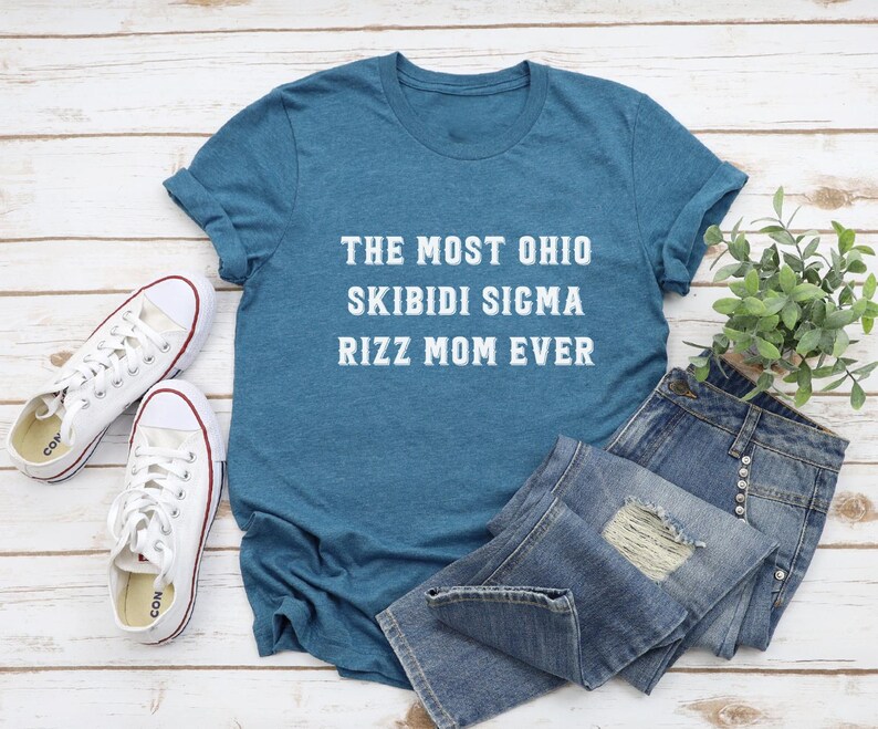 The Most Ohio Skibidi Rizz Mom Ever Shirt, Teen Slang Mom Shirt, Funny ...