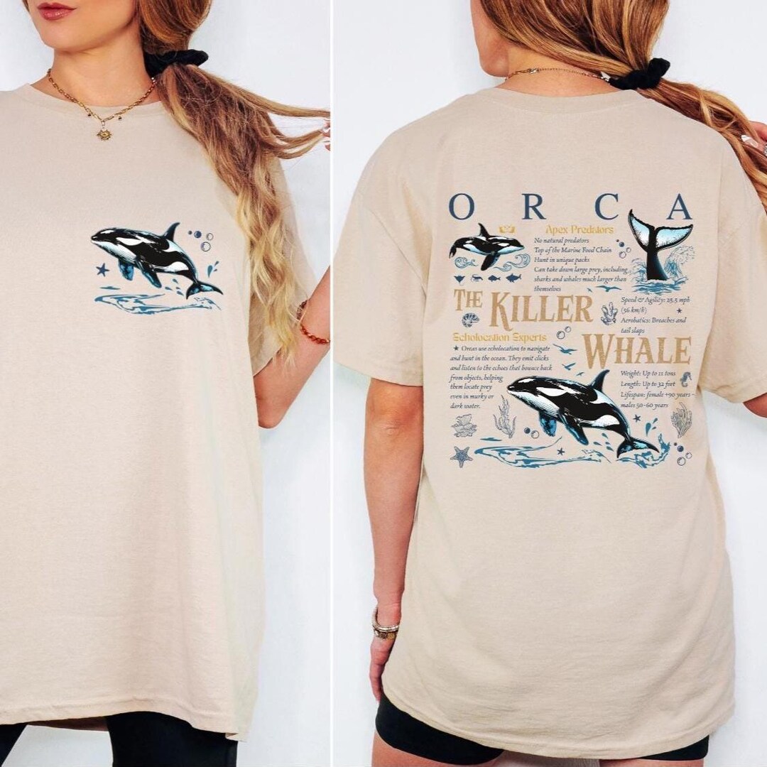 Orca Whale Shirt, Orca Killer Whale Shirt, Orca Shirt, Killer Whale ...