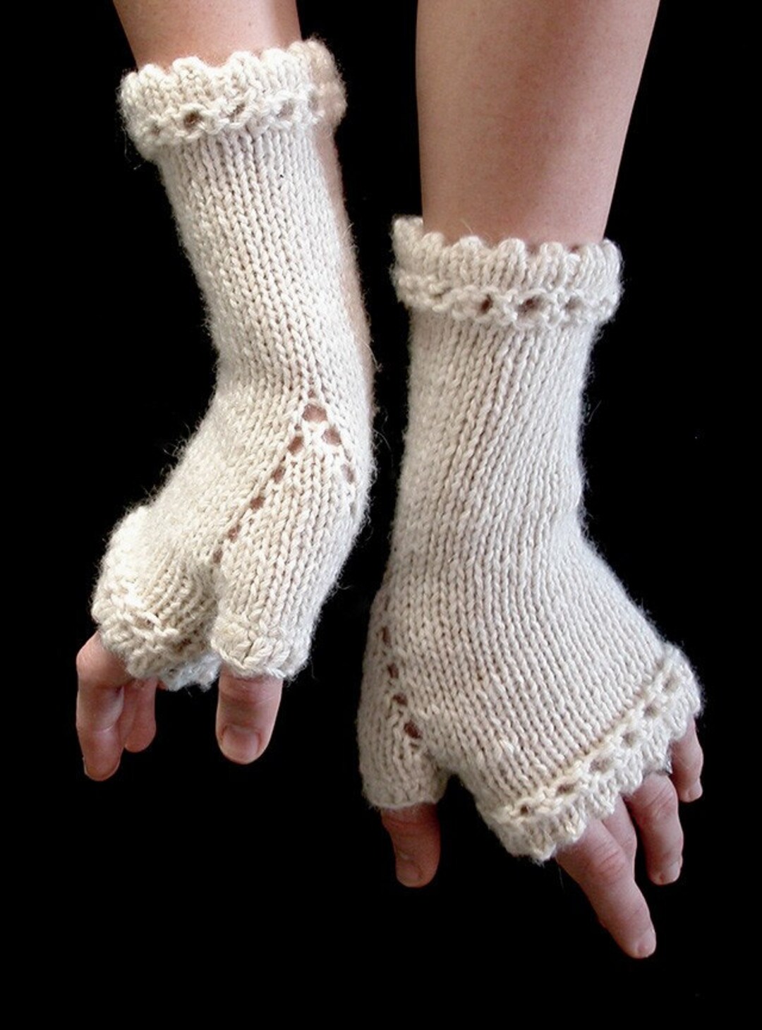 Victorian Gauntlets Knitting Pattern - Etsy