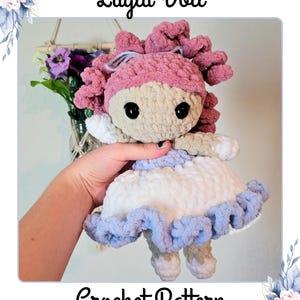 Layla Crochet Doll Crochet Pattern PDF Ponytail Curls - Etsy