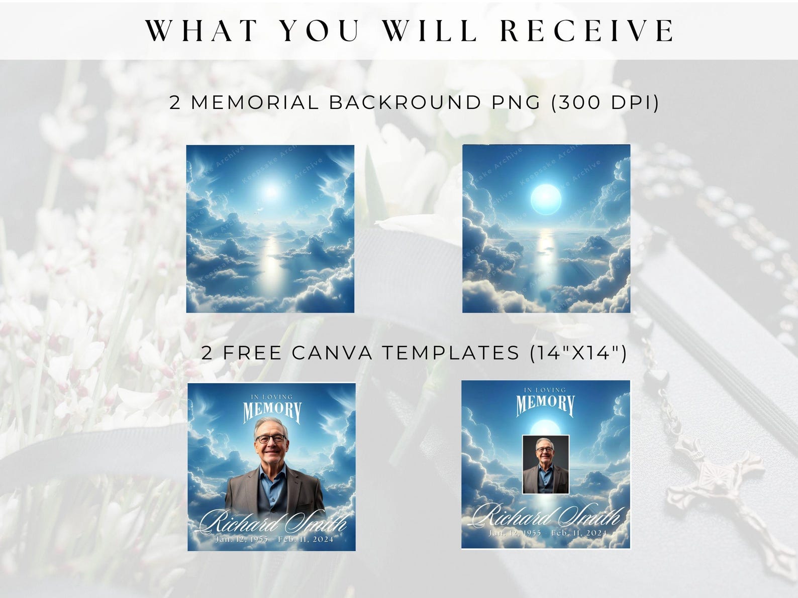 Blue Memorial Background PNG in Long Memory Png Memorial Photo Blue Sky ...