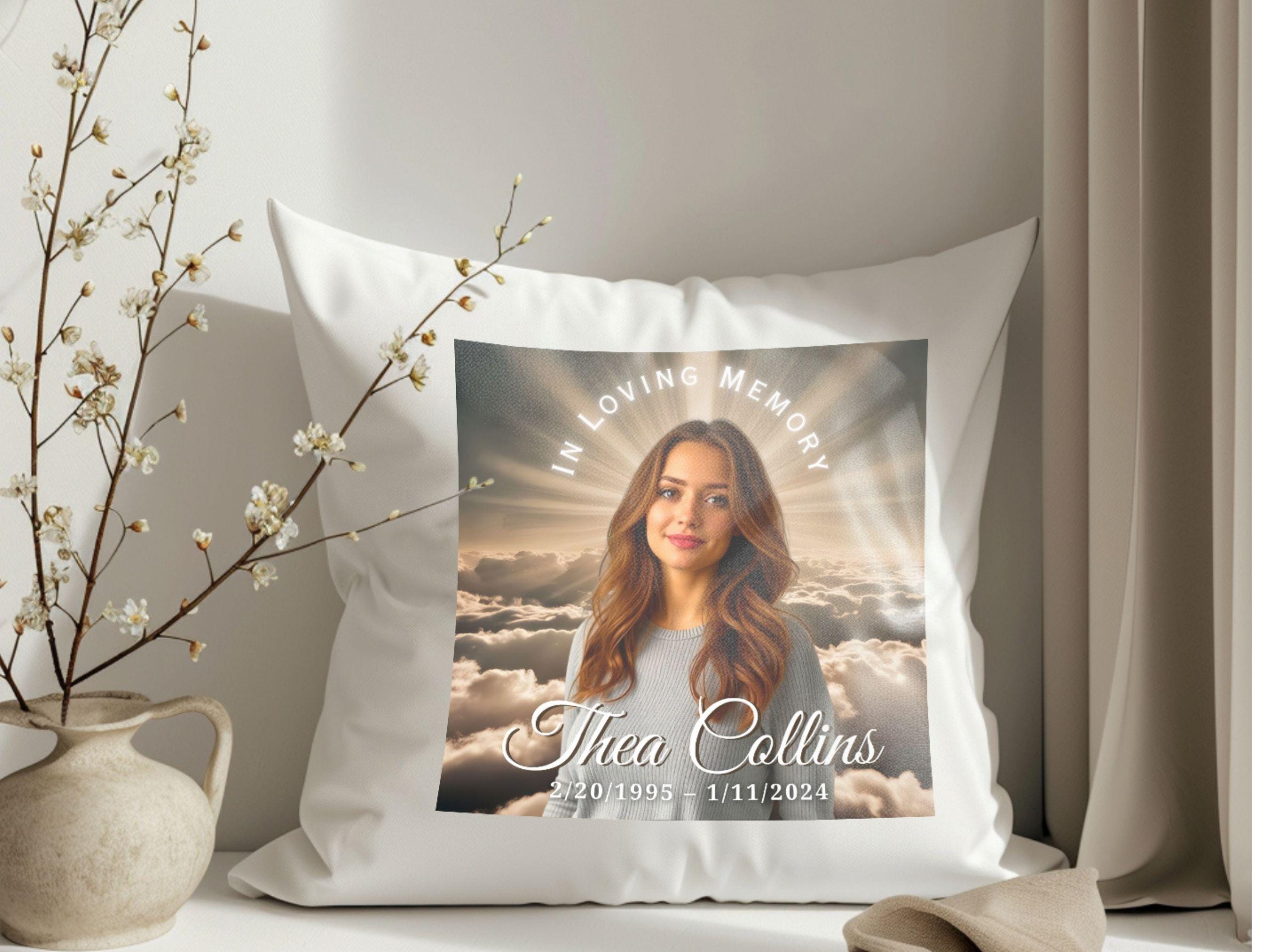 Customizable Memorial Photo Sunset Heaven Background 5 Pre Designed ...