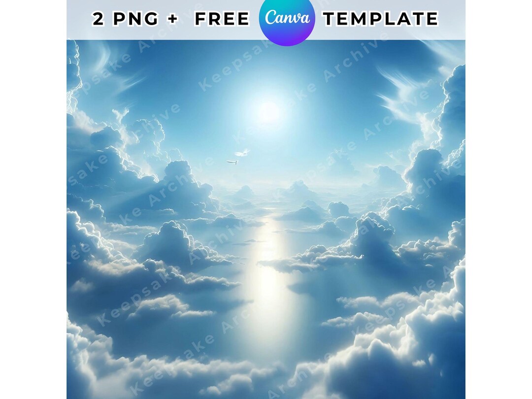 Blue Memorial Background PNG in Long Memory Png Memorial Photo Blue Sky ...