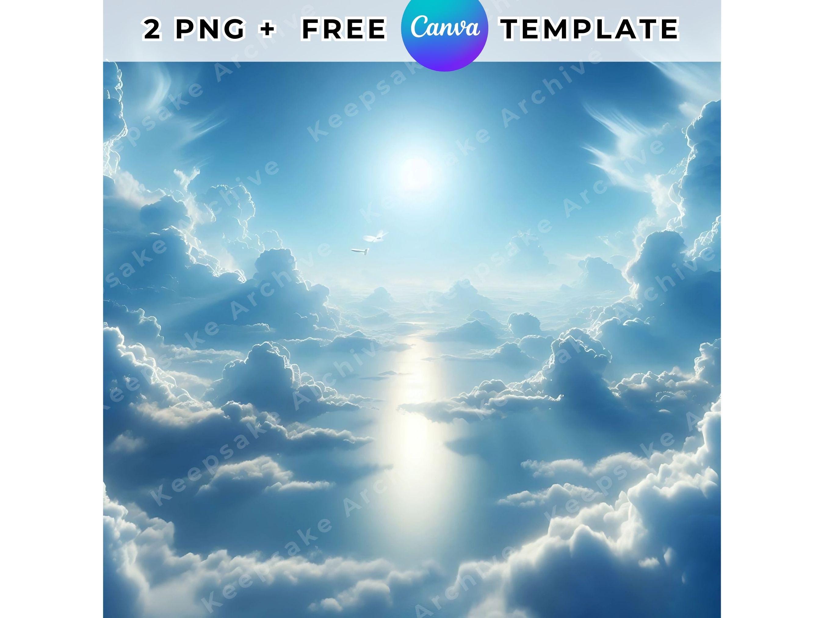 Blue Memorial Background PNG in Long Memory Png Memorial Photo Blue Sky ...