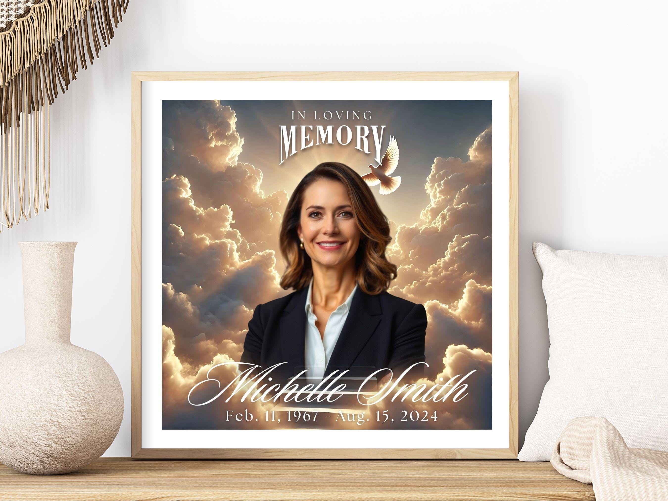 Sunset Memorial Background PNG Heaven Stairway in Loving Memory ...
