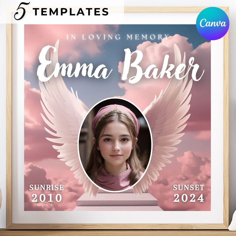 Angel Wing Photo Frame - Etsy