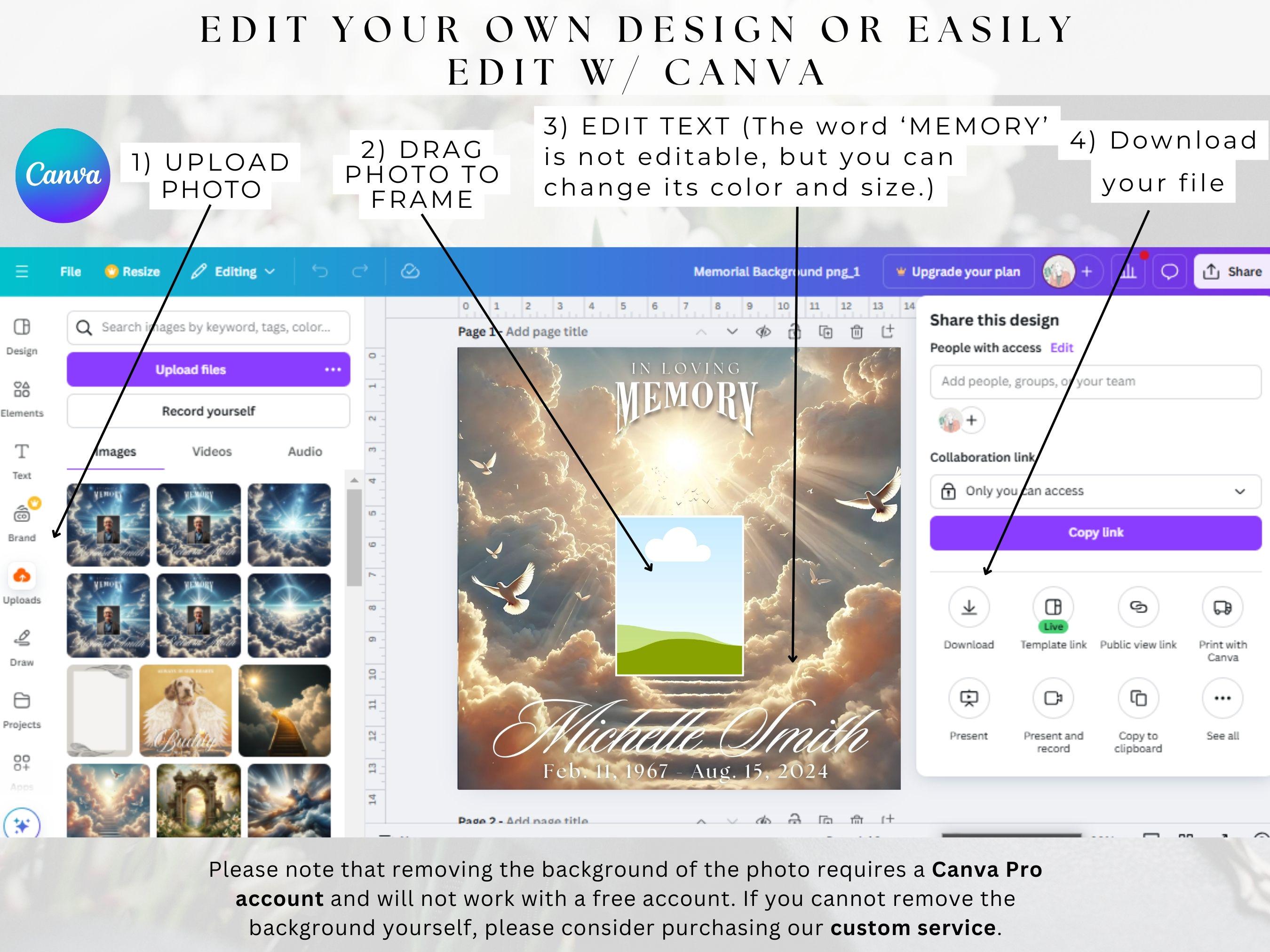 Sunset Memorial Background PNG Heaven Stairway in Loving Memory ...
