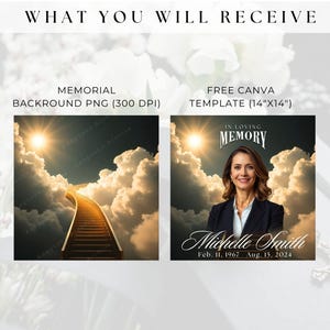 Sunset Memorial Background Png Stair to Heaven Background in Loving ...