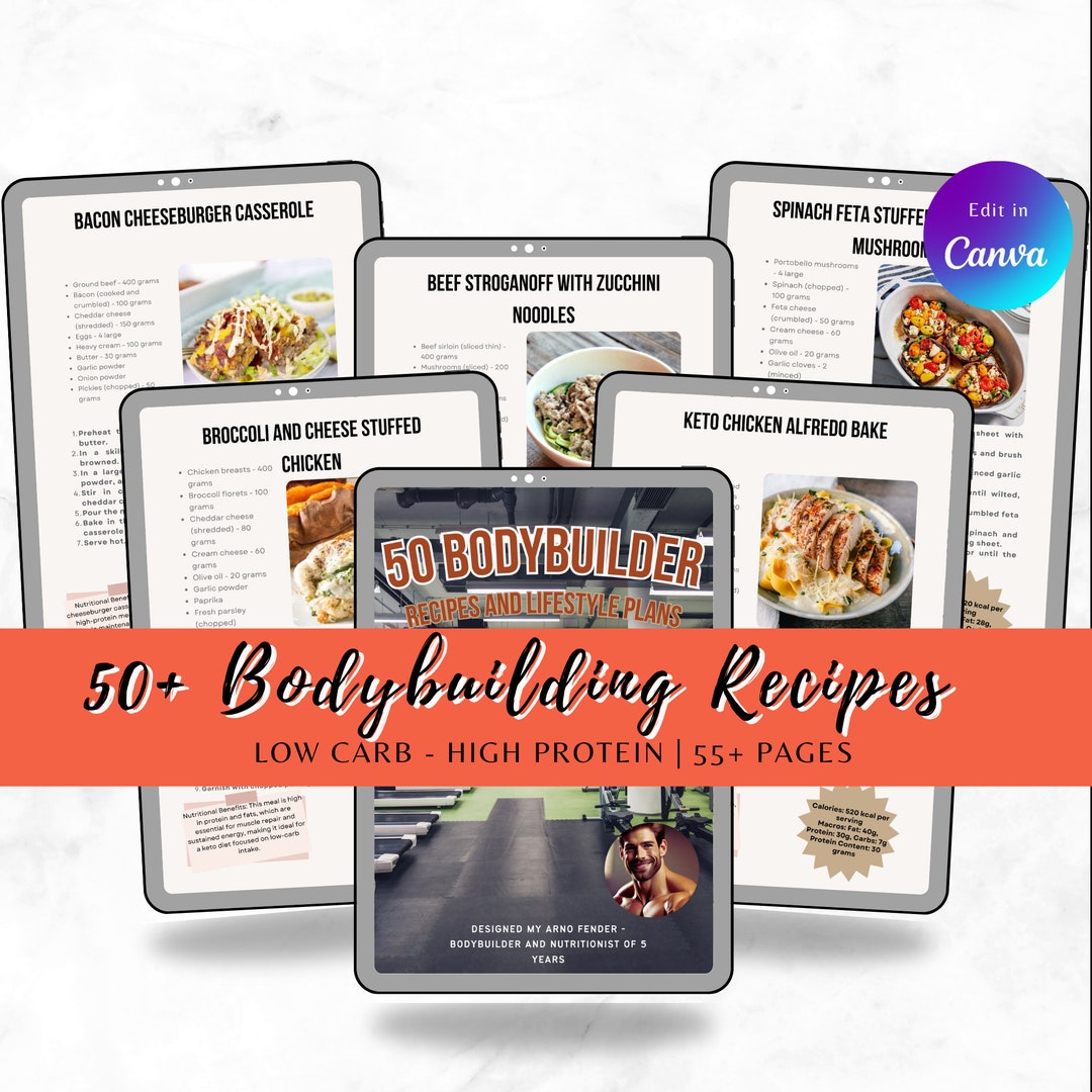 50+ High Protein Muscle Gain Recipes. Low Carb High Protein, Build ...