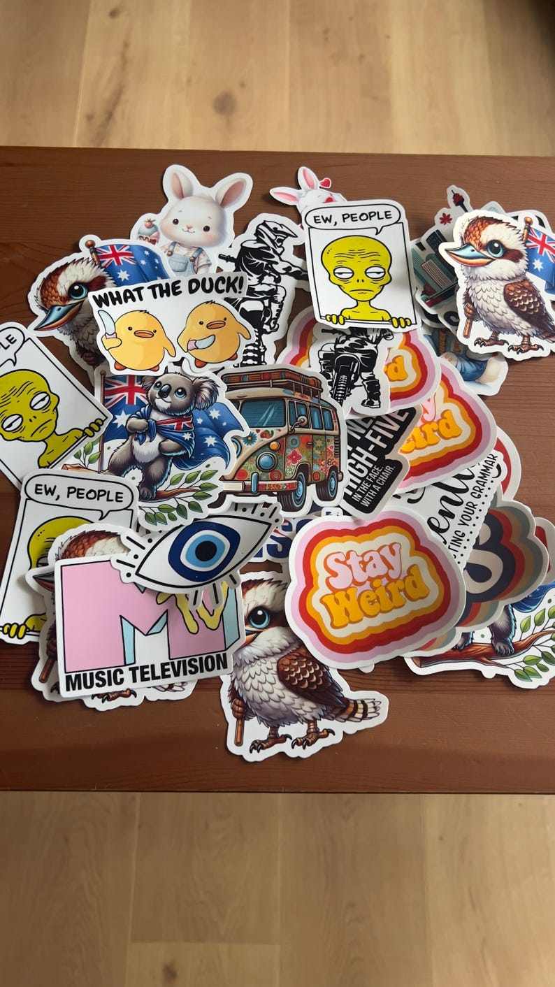 Vinyl Laminated Sticker Waterproof Decal – Funny Lazy Cat Sticker – I’m ...