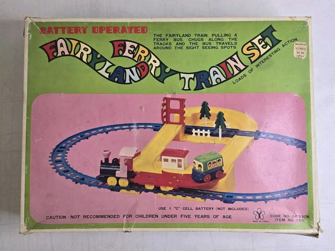 Vintage Fairyland Train Set Battery Operated Made in Japan, Parts/as-is ...