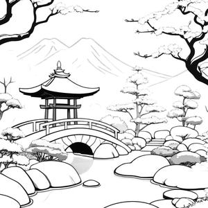 100 Beautiful Scenery Coloring Pages | Adult and Kid Coloring Pages ...