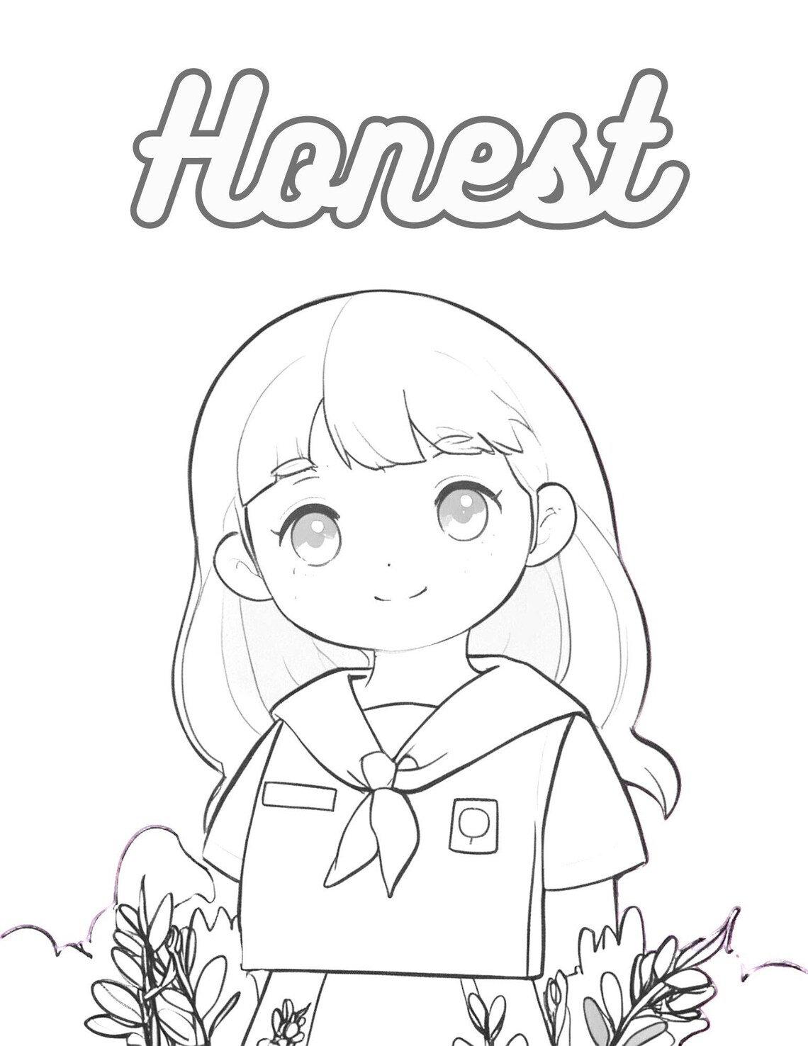40 Girl Scouts Chibi Girl Coloring Pages | Anime Kid & Adult Coloring ...