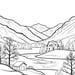 100 Beautiful Scenery Coloring Pages Adult and Kid Coloring Pages Zen ...