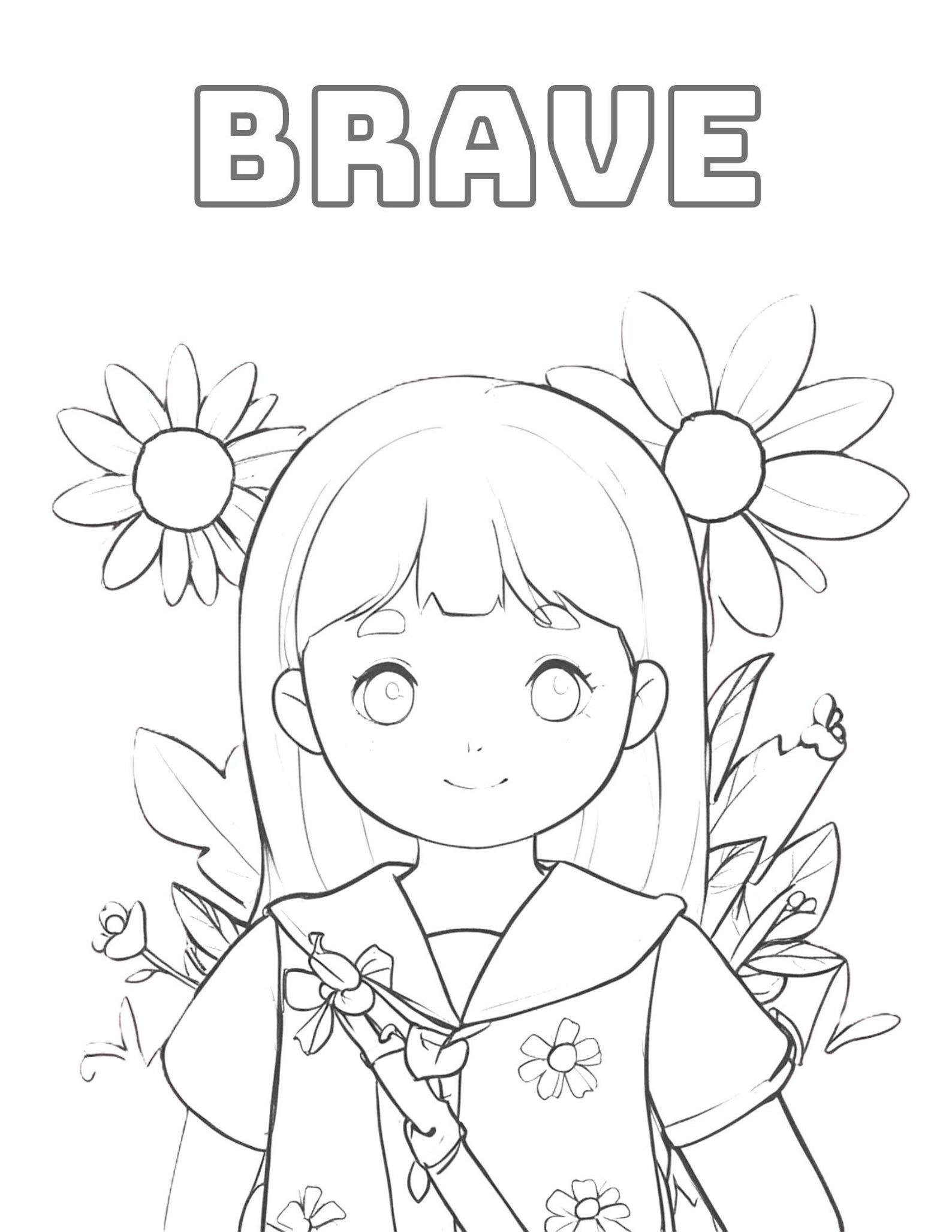 40 Girl Scouts Chibi Girl Coloring Pages | Anime Kid & Adult Coloring ...