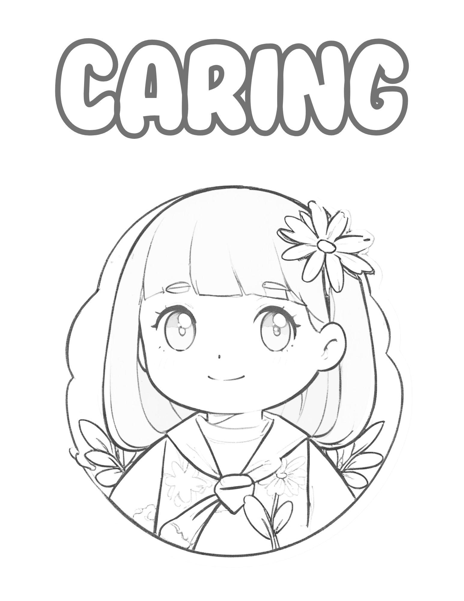 40 Girl Scouts Chibi Girl Coloring Pages | Anime Kid & Adult Coloring ...