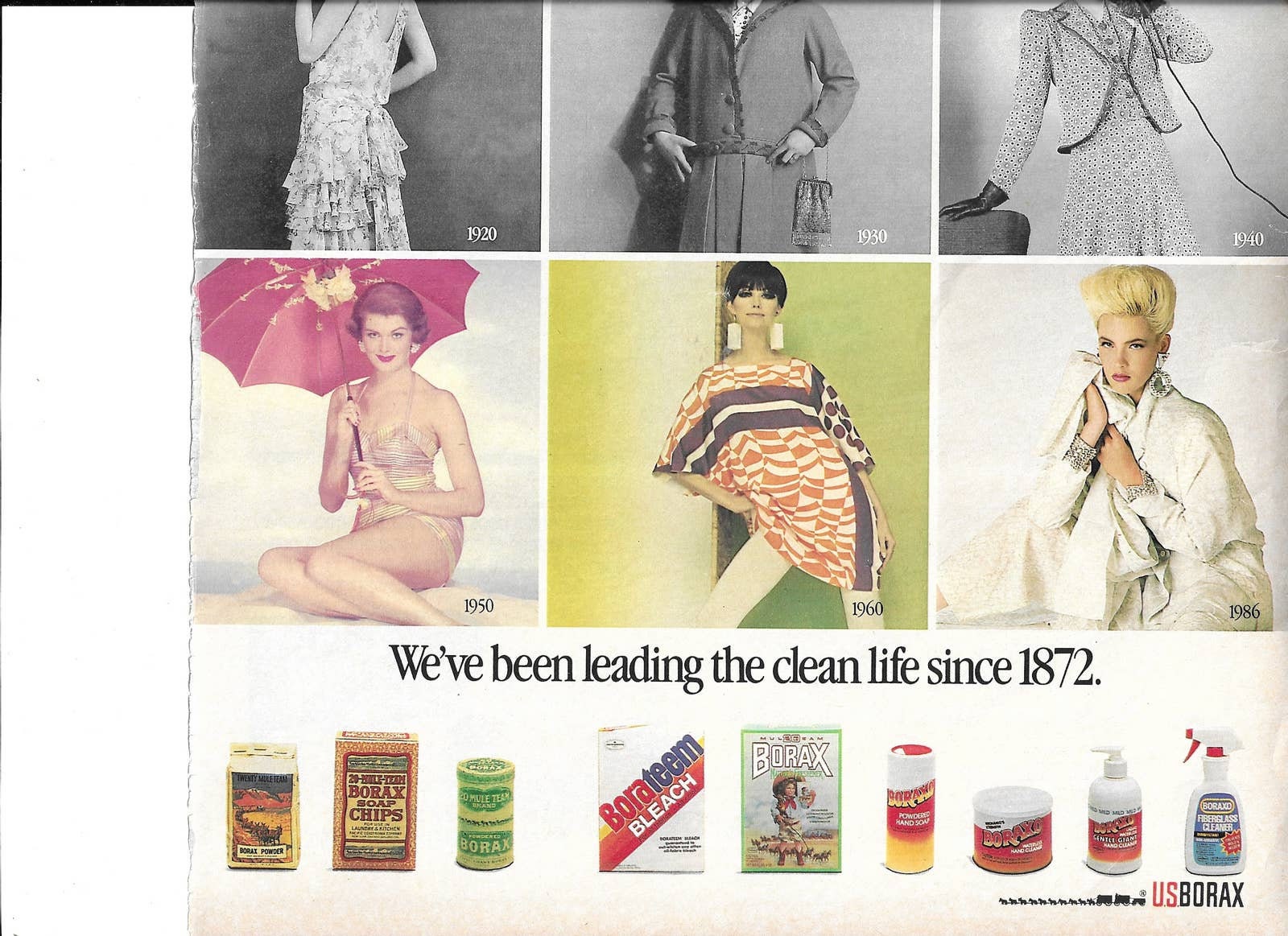 Vintage Print Ad 1986 Borax Women - Etsy