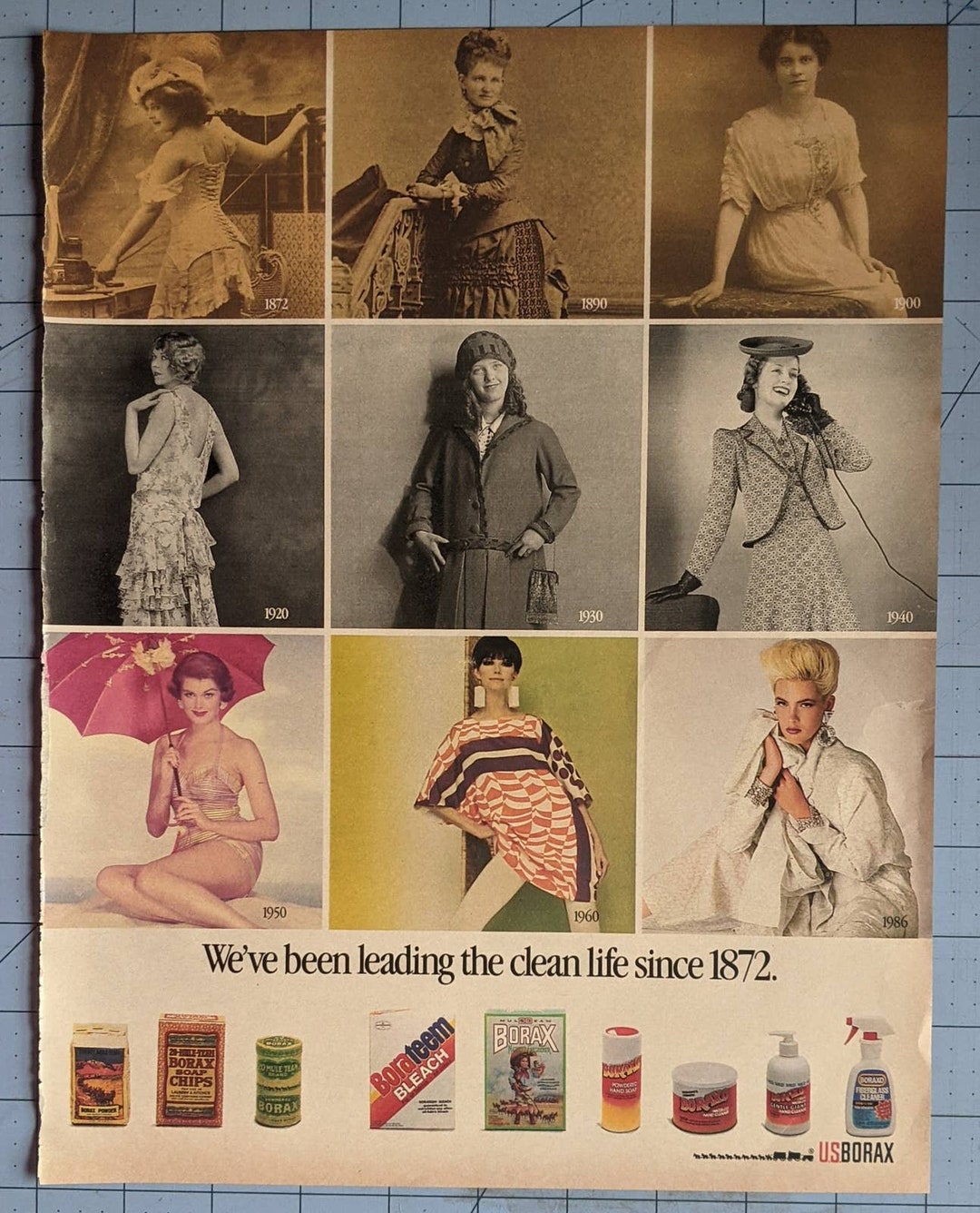 Vintage Print Ad 1986 Borax Women - Etsy