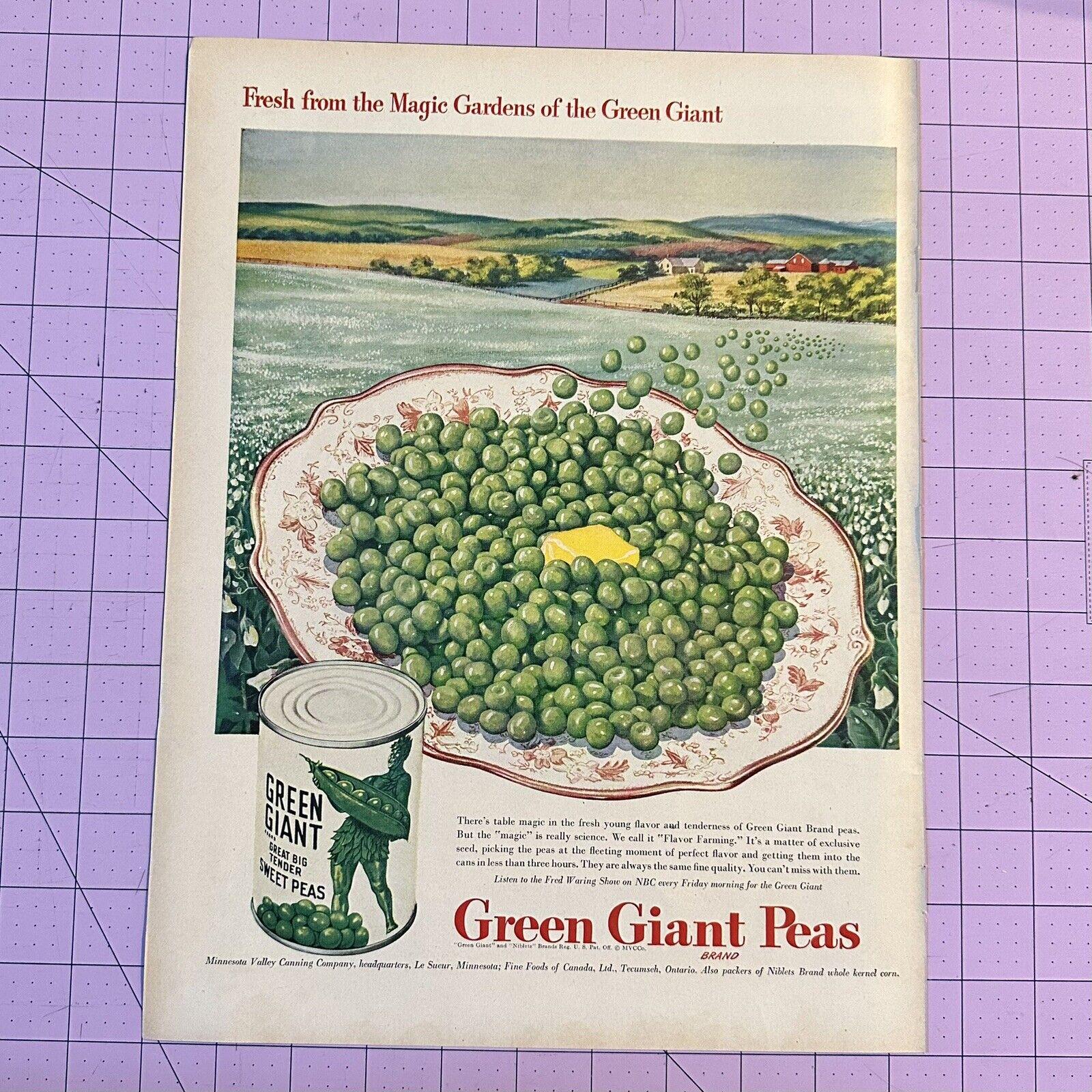 Green Giant Peas Advert