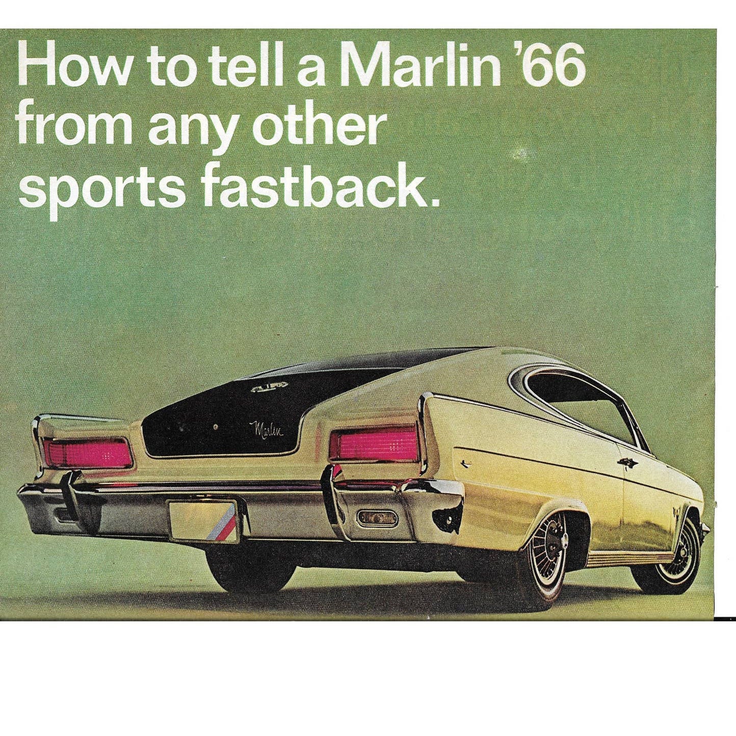 Vintage Print Ad 1965 Marlin '66 Auto - Etsy