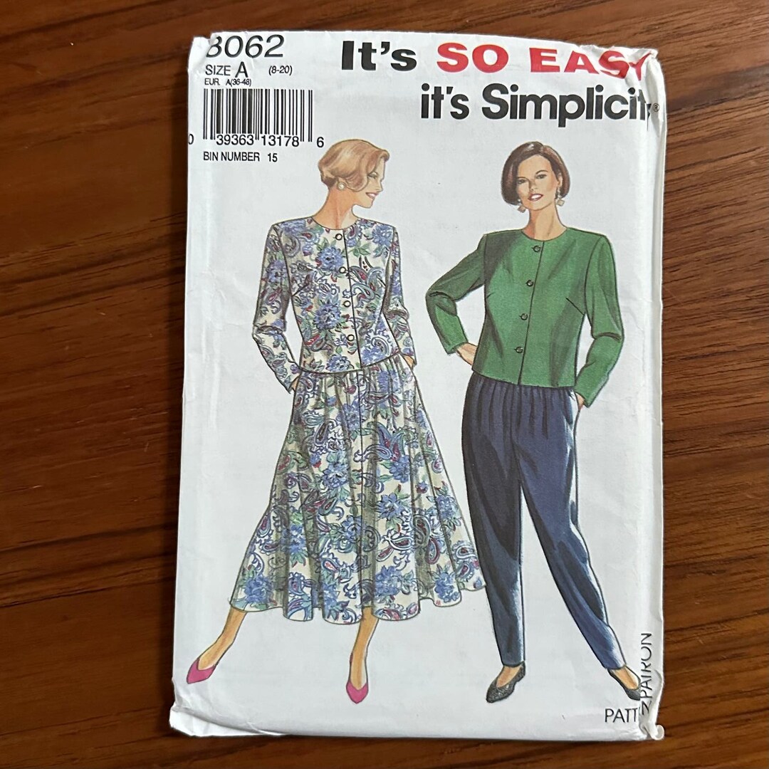UNCUT Vintage Simplicity 8062 Separates Size 8-20 - Etsy