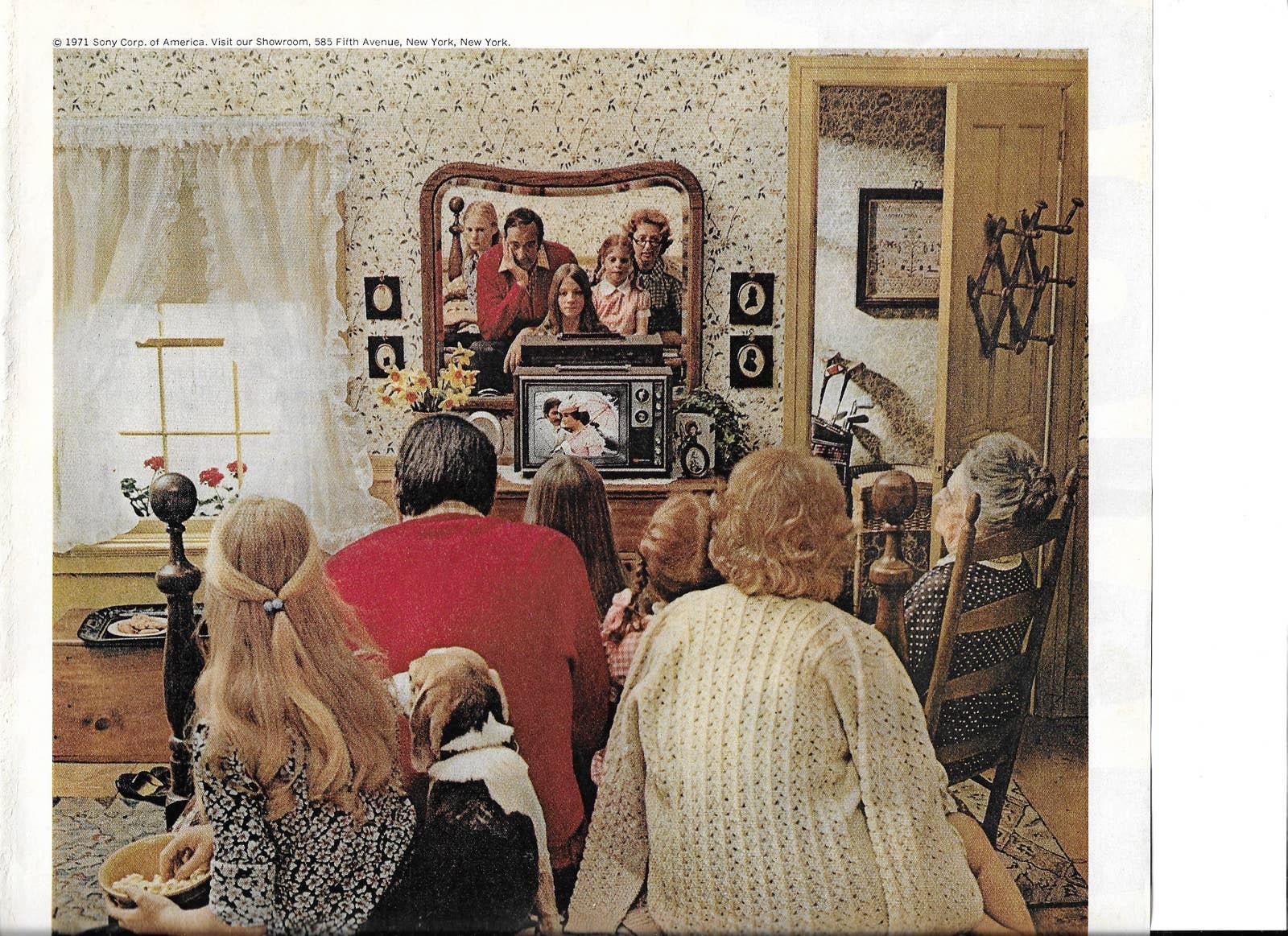 Vintage Print 1971 Ad Sony Trinitron TV - Etsy