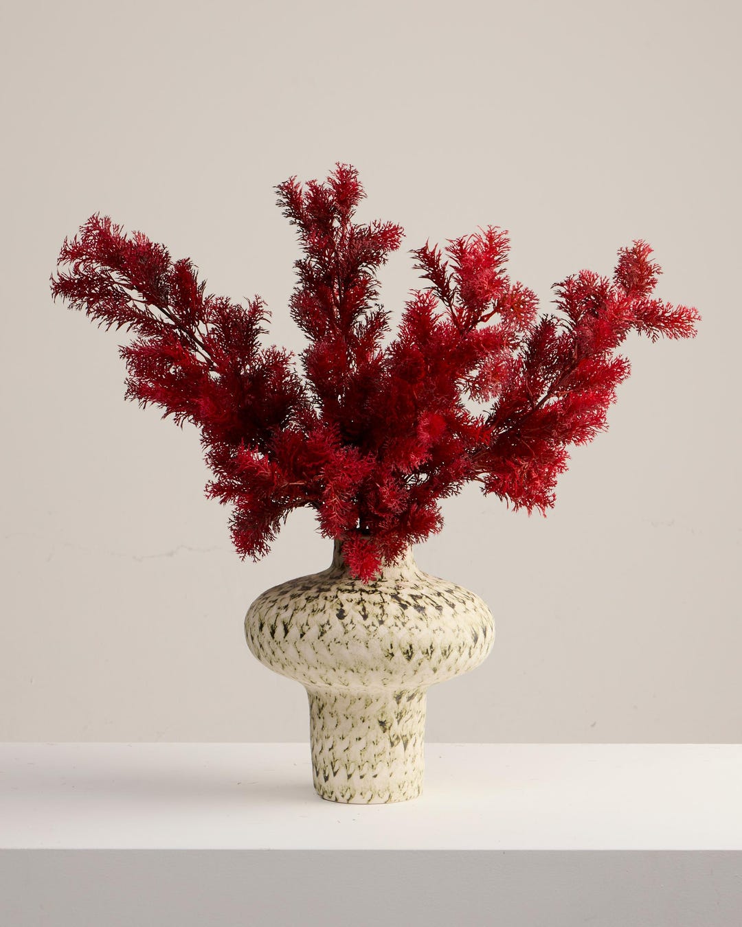 Artificial Fiery Red Foliage Spray - Etsy
