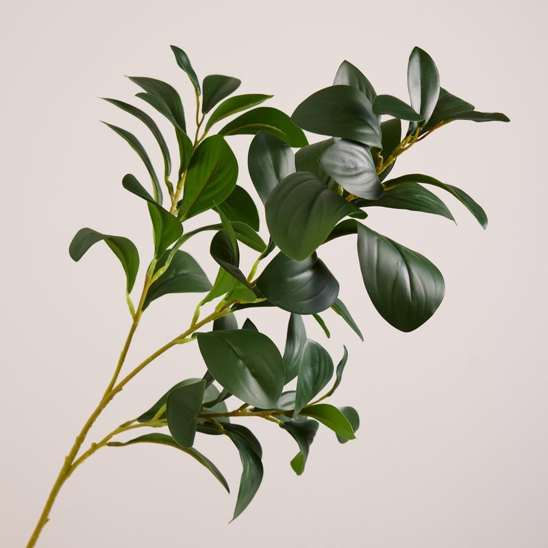 7 Faux Leaf Stem - Etsy UK