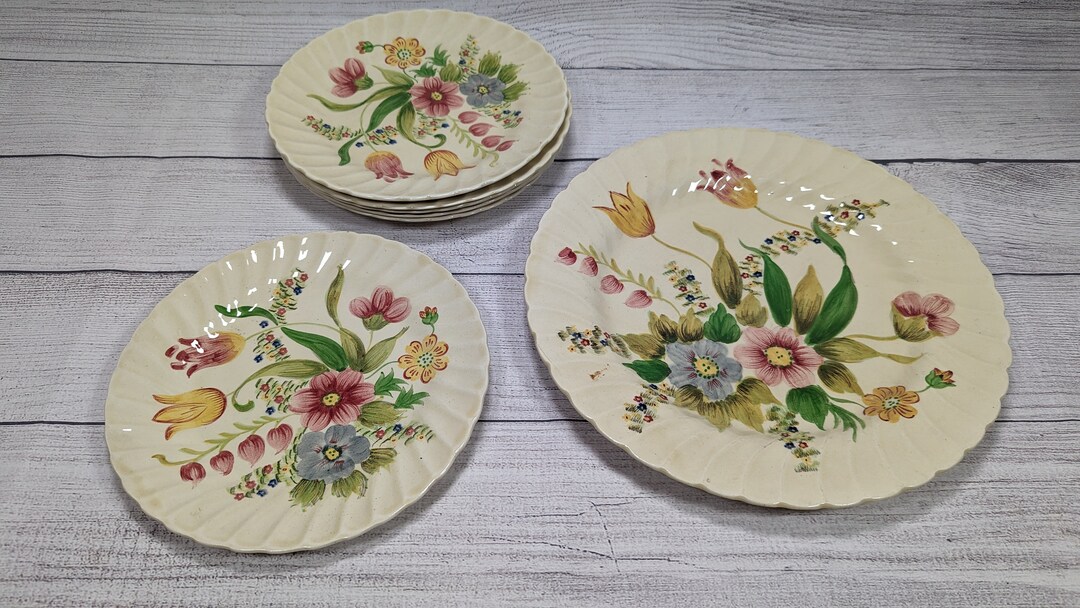 RARE Antique Set 7 Titian Ware Adams China 459174 Royal Ivory - Etsy