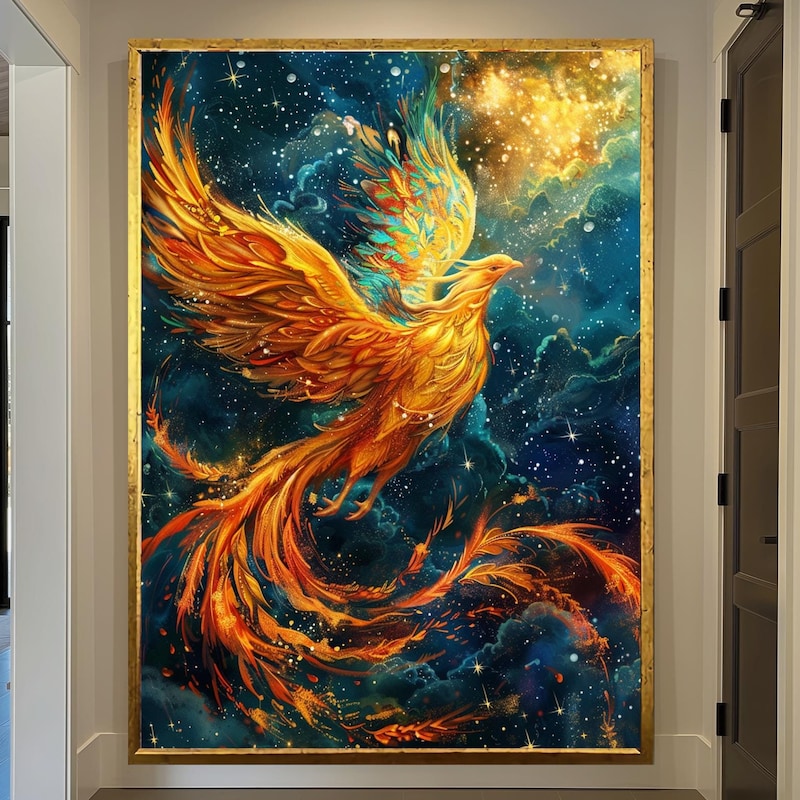 Phoenix Rising Art - Etsy