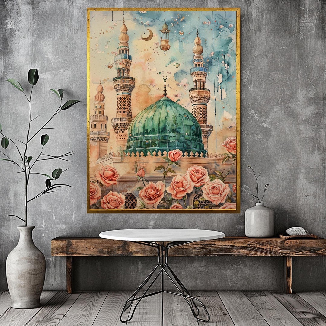 Décoration islamique, impression sur toile, art mural islamique ...