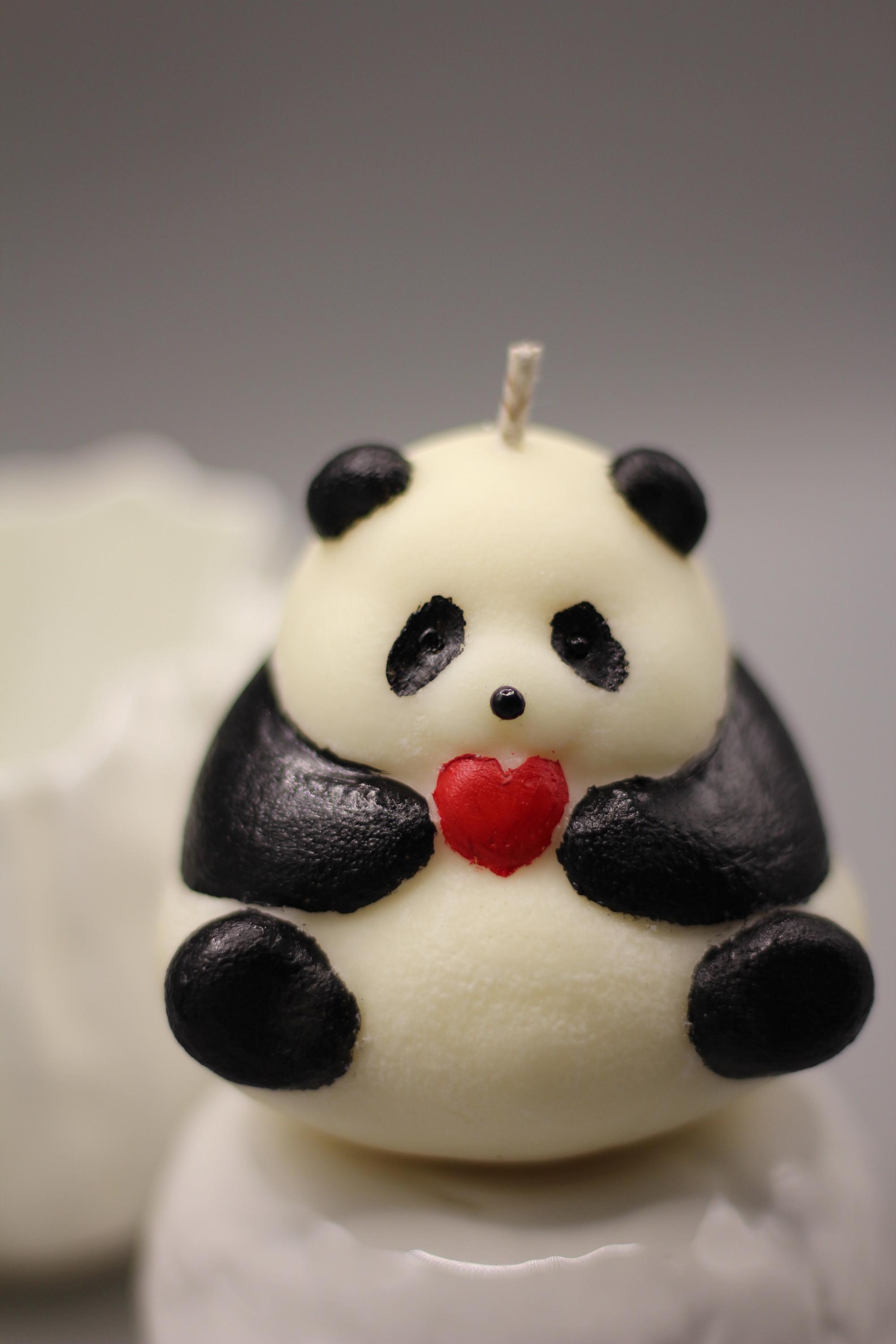 Hua Hua Panda Candle, Handcrafted Soy Wax, Adorable Icon, Perfect Gift ...