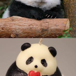 Hua Hua Panda Candle, Handcrafted Soy Wax, Adorable Icon, Perfect Gift ...