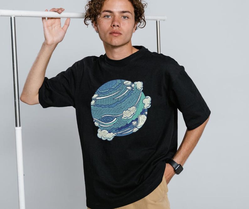 Planets Embroidery Design, Solar System Embroidery, Space Embroidery ...