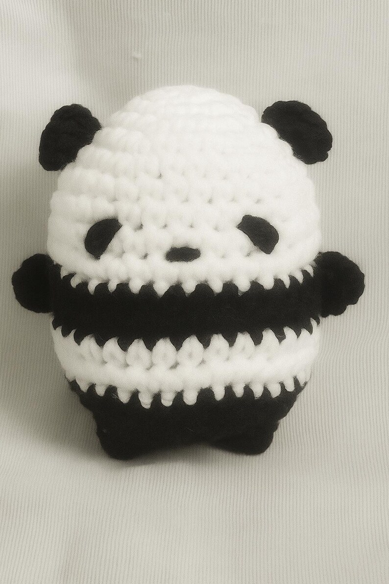 Baby Panda Crochet Pattern: Beginner Amigurumi Plush (PDF Download, 5 ...