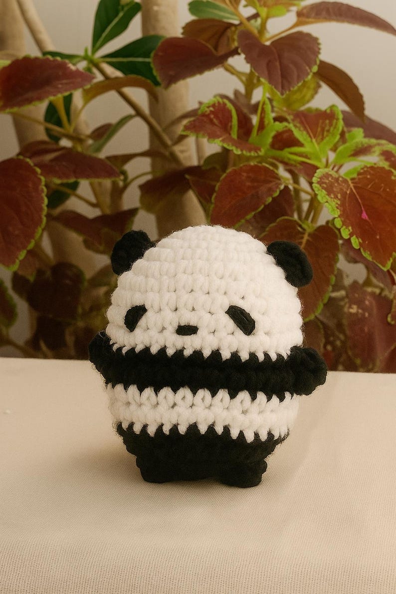Baby Panda Crochet Pattern: Beginner Amigurumi Plush (PDF Download, 5 ...