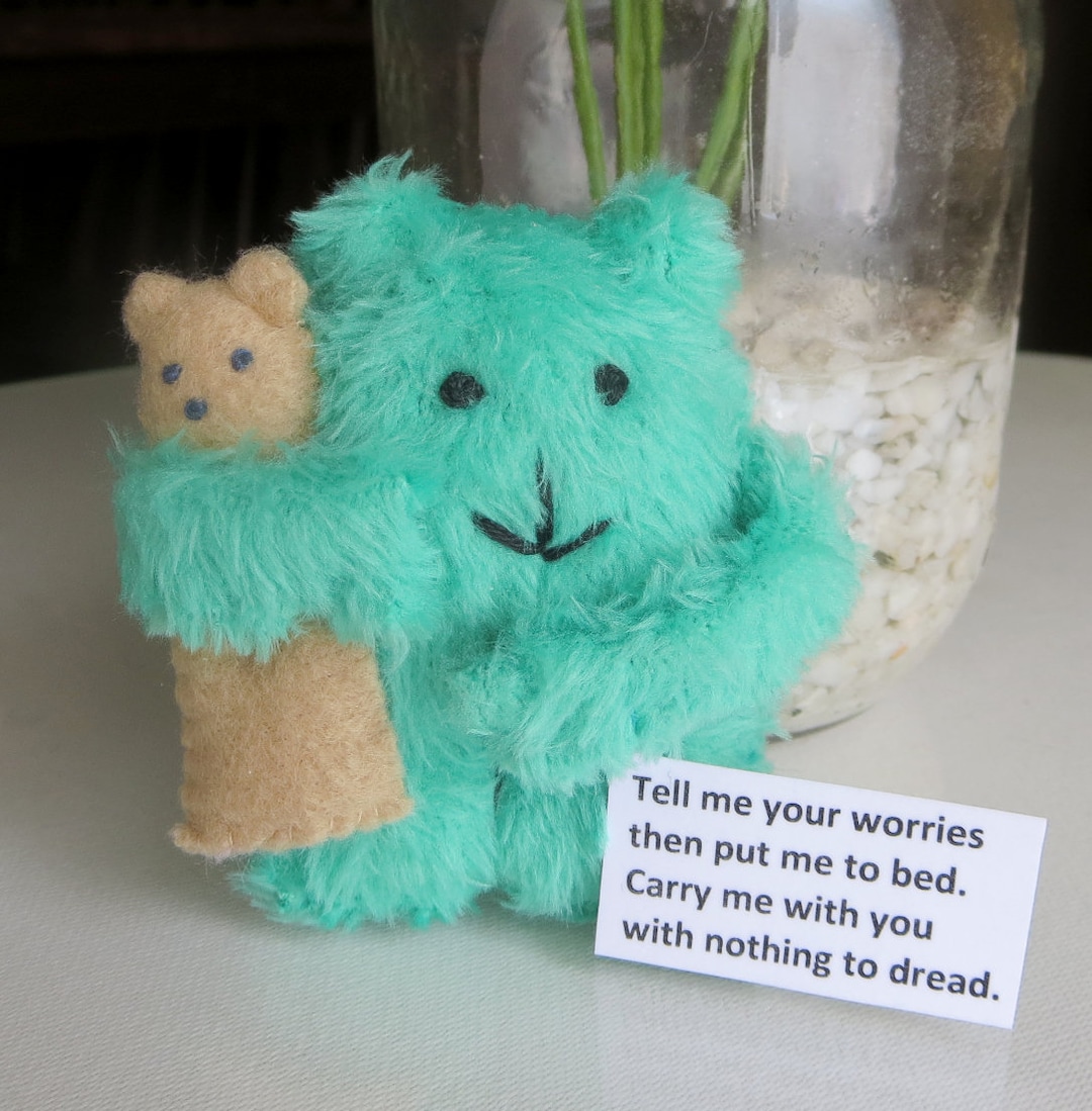 Worry Monster, Plush Stuffed Animal , for Anxiety Plushie , Handmade ...