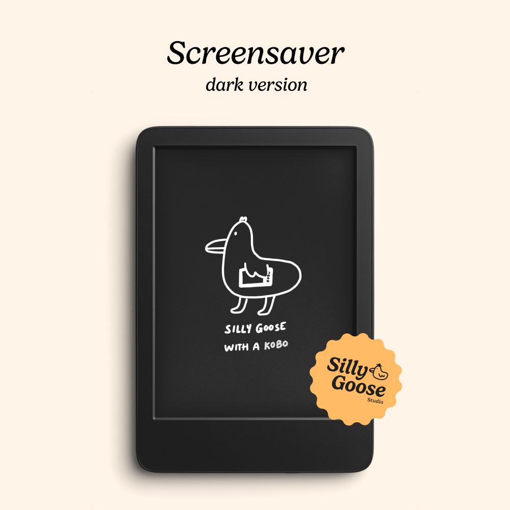 Silly Goose Kobo Screensaver: Funny Ereader Wallpaper (digital Download ...