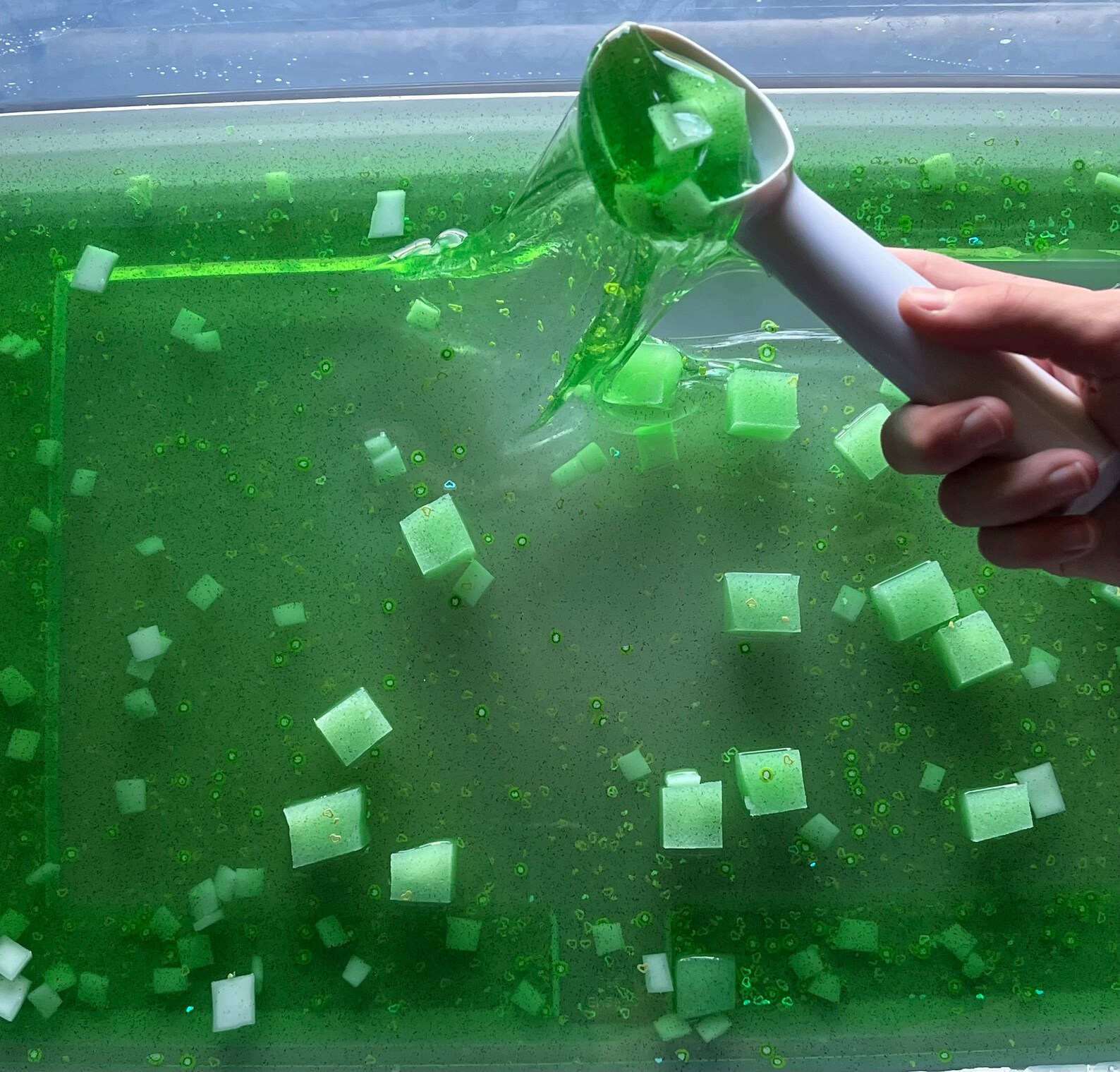Kewi Cubic Crush Slime 8oz - Etsy