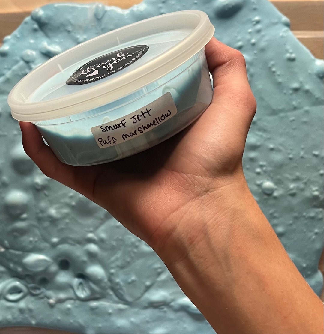 Smurf Jett Puff Marshmello Slime 8oz - Etsy