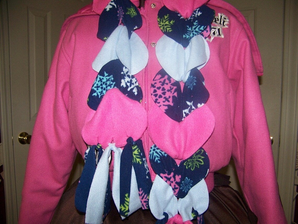 Easy Fleece Scarf Pattern 2 Sizes Great for Beginners No Sewing ...