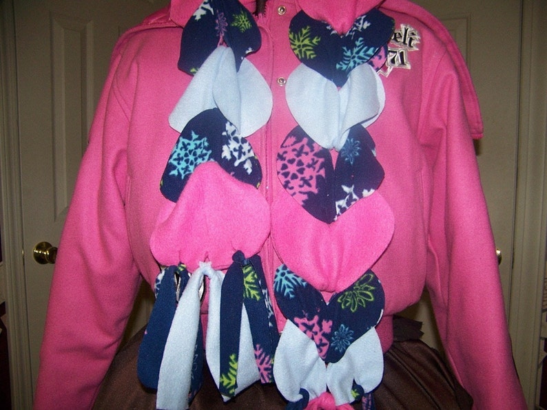 Easy Fleece Scarf Pattern 2 Sizes Great for Beginners No Sewing ...